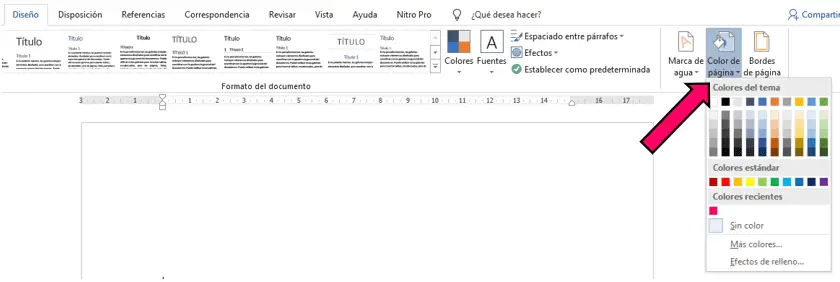 Agregar color de fondo a tu documento » Word Fácil!