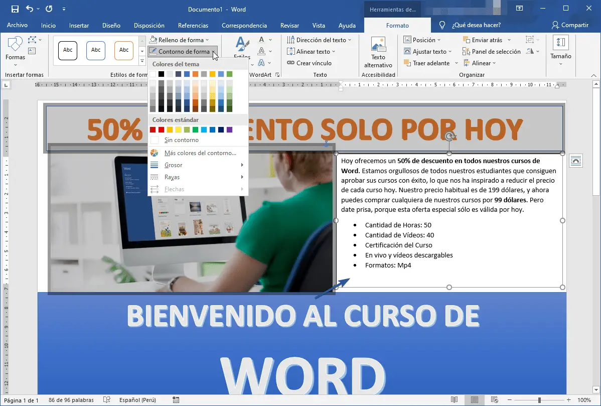 👉 Cómo Hacer un Afiche o Póster en Word » Word Fácil