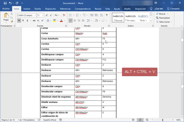 👉 +100 Atajos de Teclado para facilitar el trabajo en Word