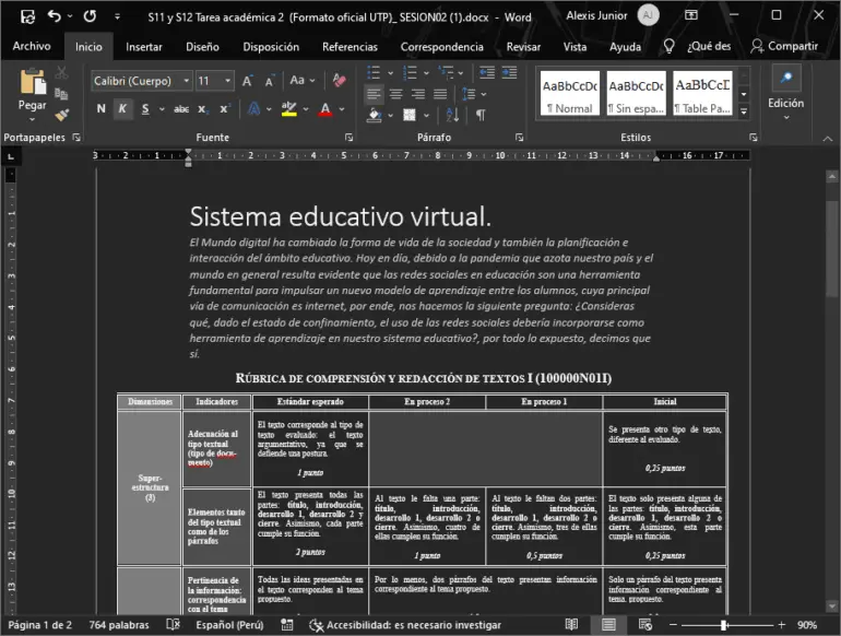 👉 Cómo Habilitar y Mejorar el Modo Oscuro en Word