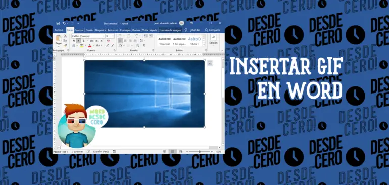 👉 Cómo Insertar un GIF Animado en un Documento de Word