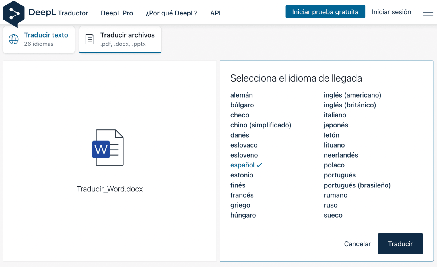 👉 4 Formas Sencillas de Traducir Documentos de Word