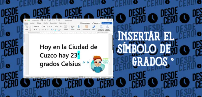 Cómo Insertar el Símbolo de Grados en Microsoft Word » Blog